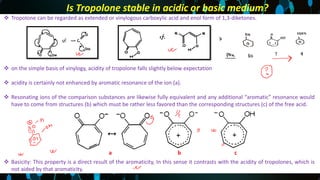 Tropone & Tropolones Aromaticity | PDF
