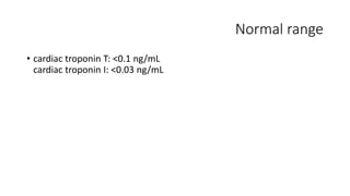 Troponin - cardiac enzymes | PPTX