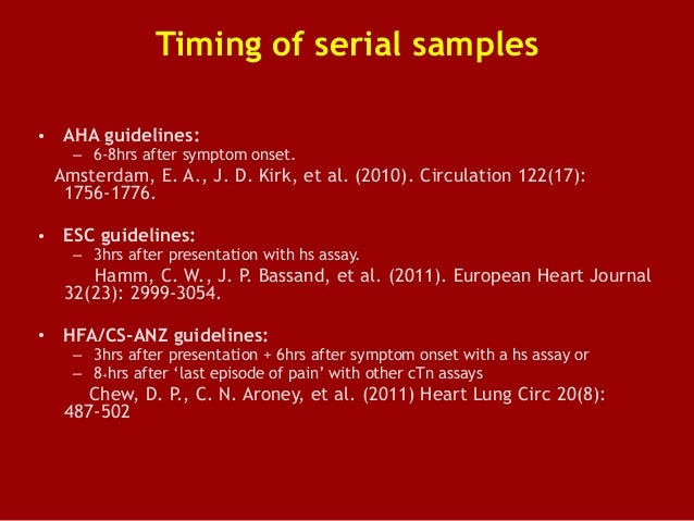 Troponins in emergency departments by venu