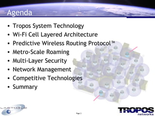 Tropos Technology Overview 081704 | PPT