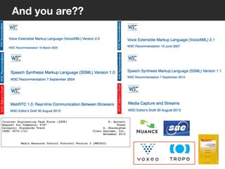Tropo Presentation at the Telecom API Workshop | PPT