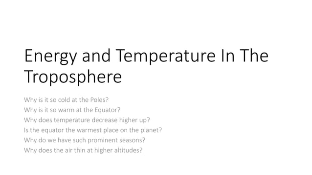 Tropospheric Zonal Wind And Temperature Profiles.pptx