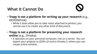 Manage Research Images with Tropy | PPT