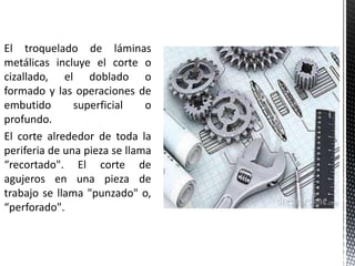 Troquelado | PPTX