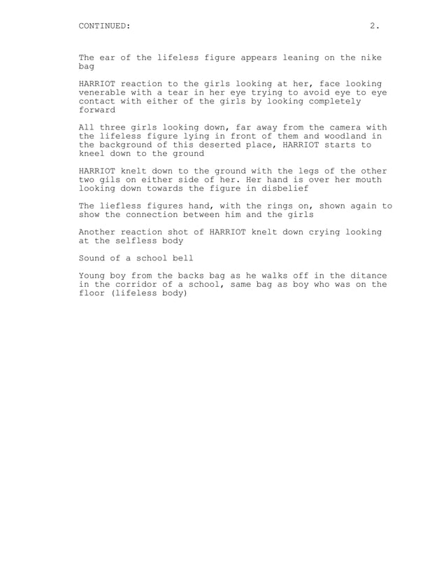 Trouble - script draft 1 | PDF | Women\'s Outerwear | Women\'s Clothing