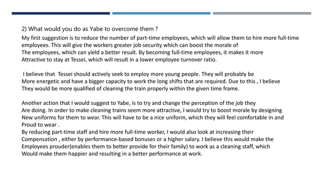 Trouble at tessei | PPTX