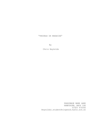 Trouble in paradise | PDF