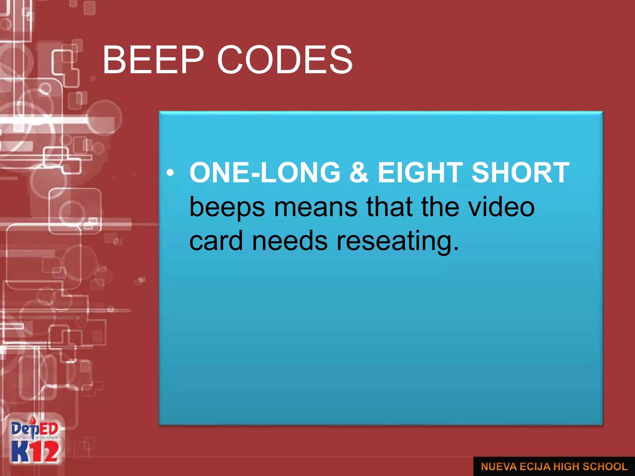 Troubleshoot beeping computers | PPTX