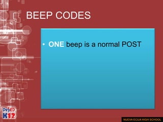Troubleshoot beeping computers | PPTX