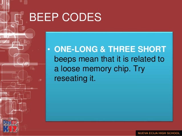 Troubleshoot beeping computers