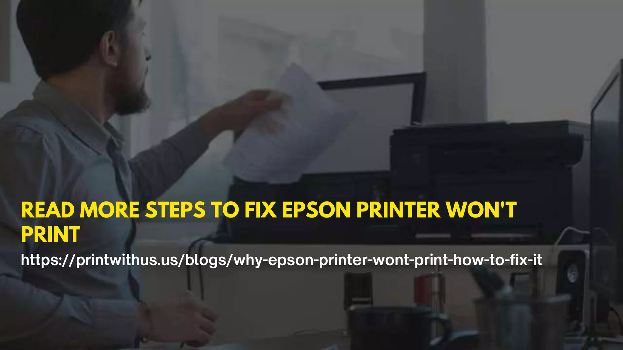 Troubleshooting Methods to Fix Epson Printer not Printing Black Ink ...