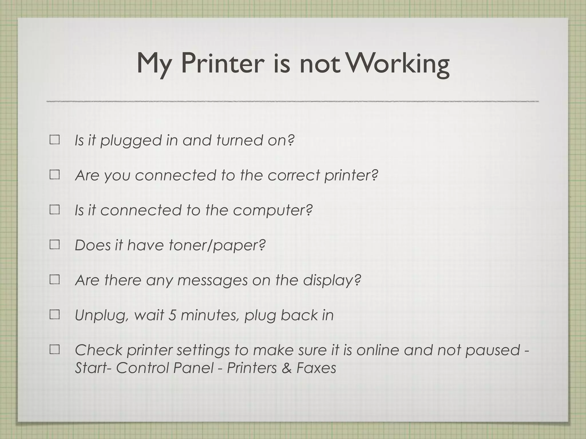 Basic Computer Troubleshooting | PDF