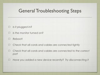 Basic Computer Troubleshooting | PDF