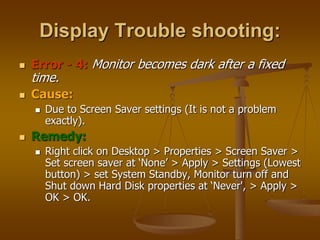 System Troubleshooting | PPTX