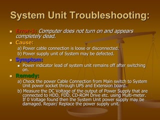 System Troubleshooting | PPTX