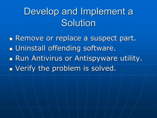 Troubleshootingppt Operating Systems Computer Software And