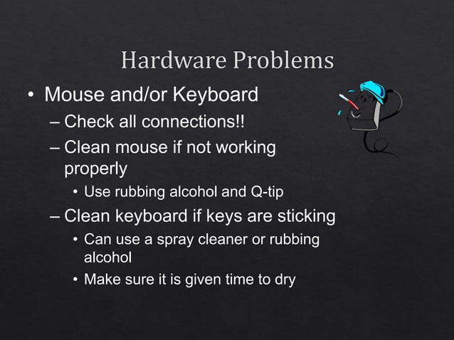 TROUBLESHOOTING.pptx | Operating Systems | Computer Software and Applications