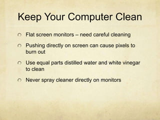 Trouble shooting a computer | PPTX