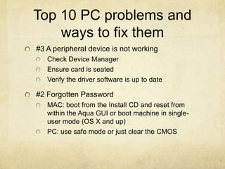 Trouble shooting a computer | PPTX
