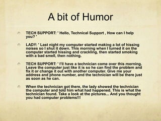 Trouble shooting a computer | PPTX