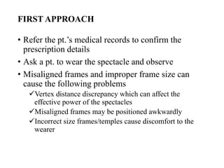TROUBLE SHOOTING and DIFFERENT TYPES OF LENS COATING.pptx