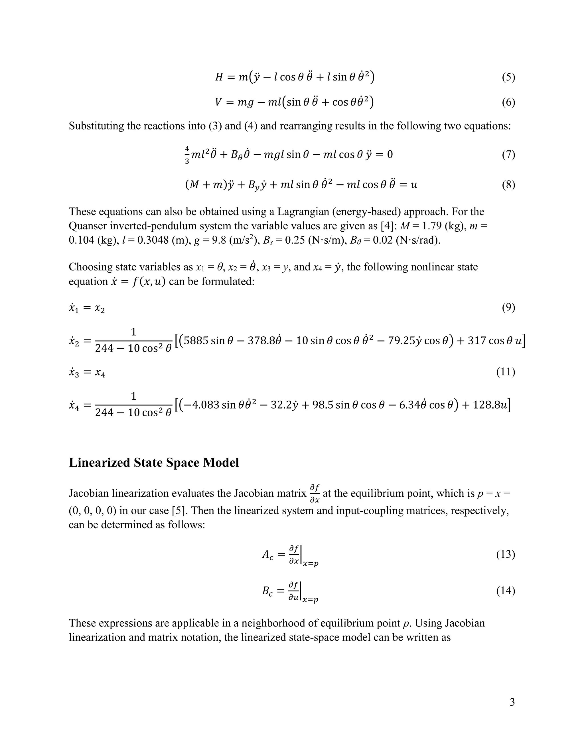 Troubleshooting and Enhancement of Inverted Pendulum System Controlled ...