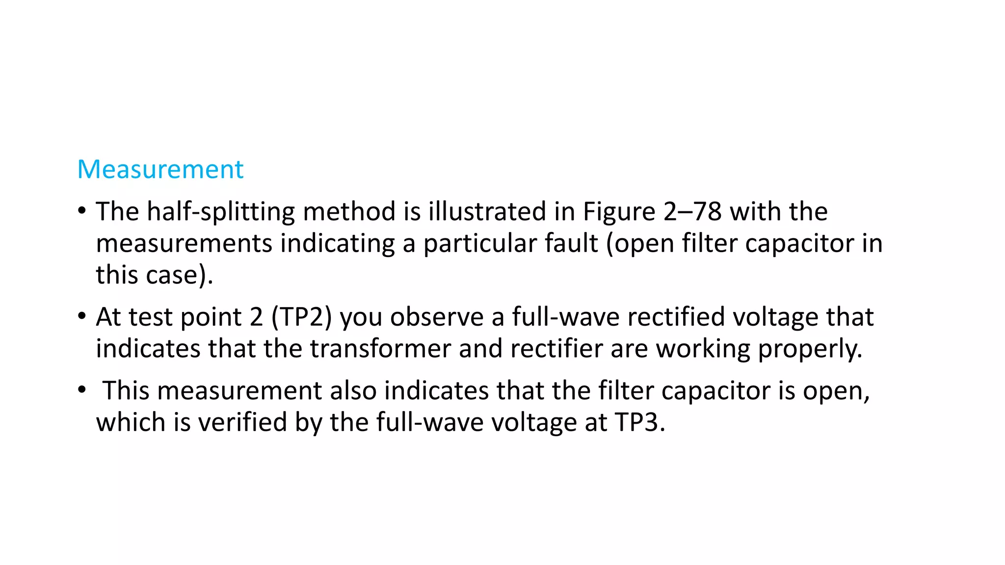 Troubleshooting and fault analysis | PPTX