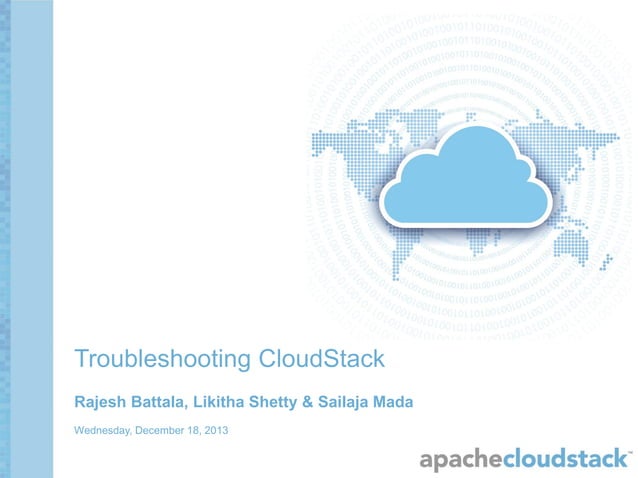 Troubleshooting Apache Cloudstack | PPT