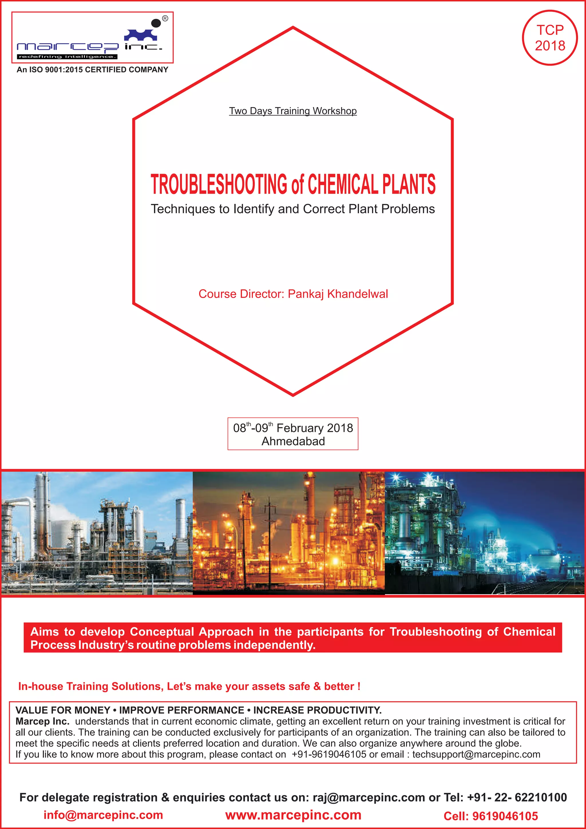 Troubleshooting chemical plants training | PDF