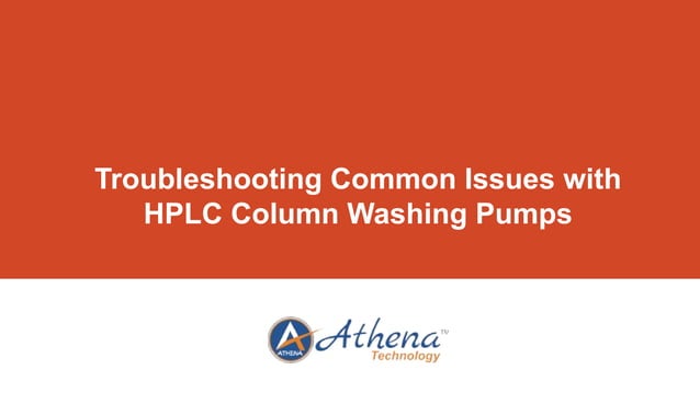 Troubleshooting Common Issues with HPLC Column Washing Pumps.pptx