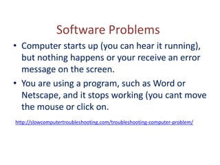 Troubleshooting computer problem | PPT