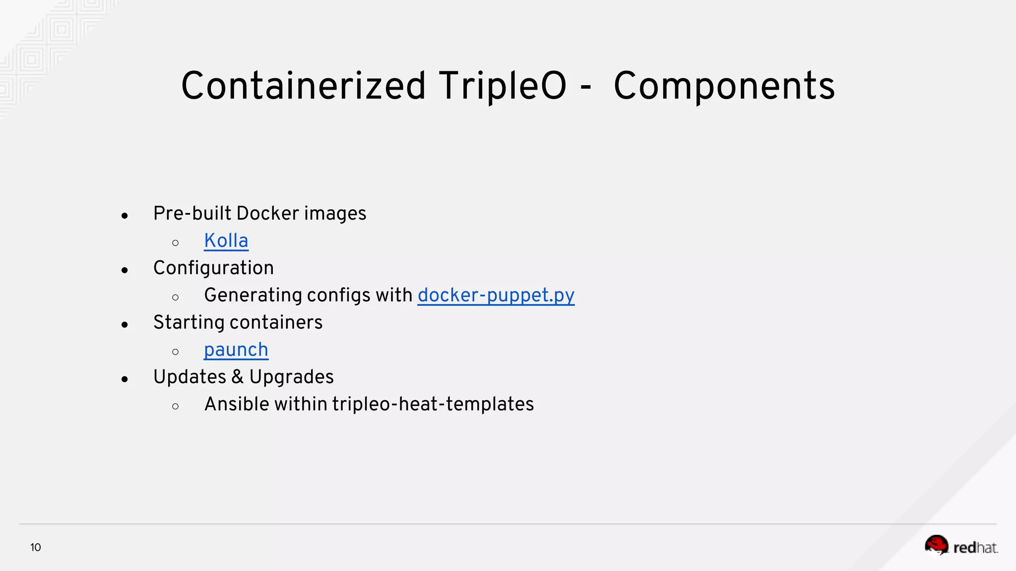 Troubleshooting containerized triple o deployment | PPT