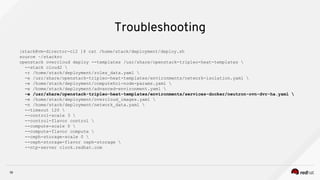 Troubleshooting containerized triple o deployment | PPT