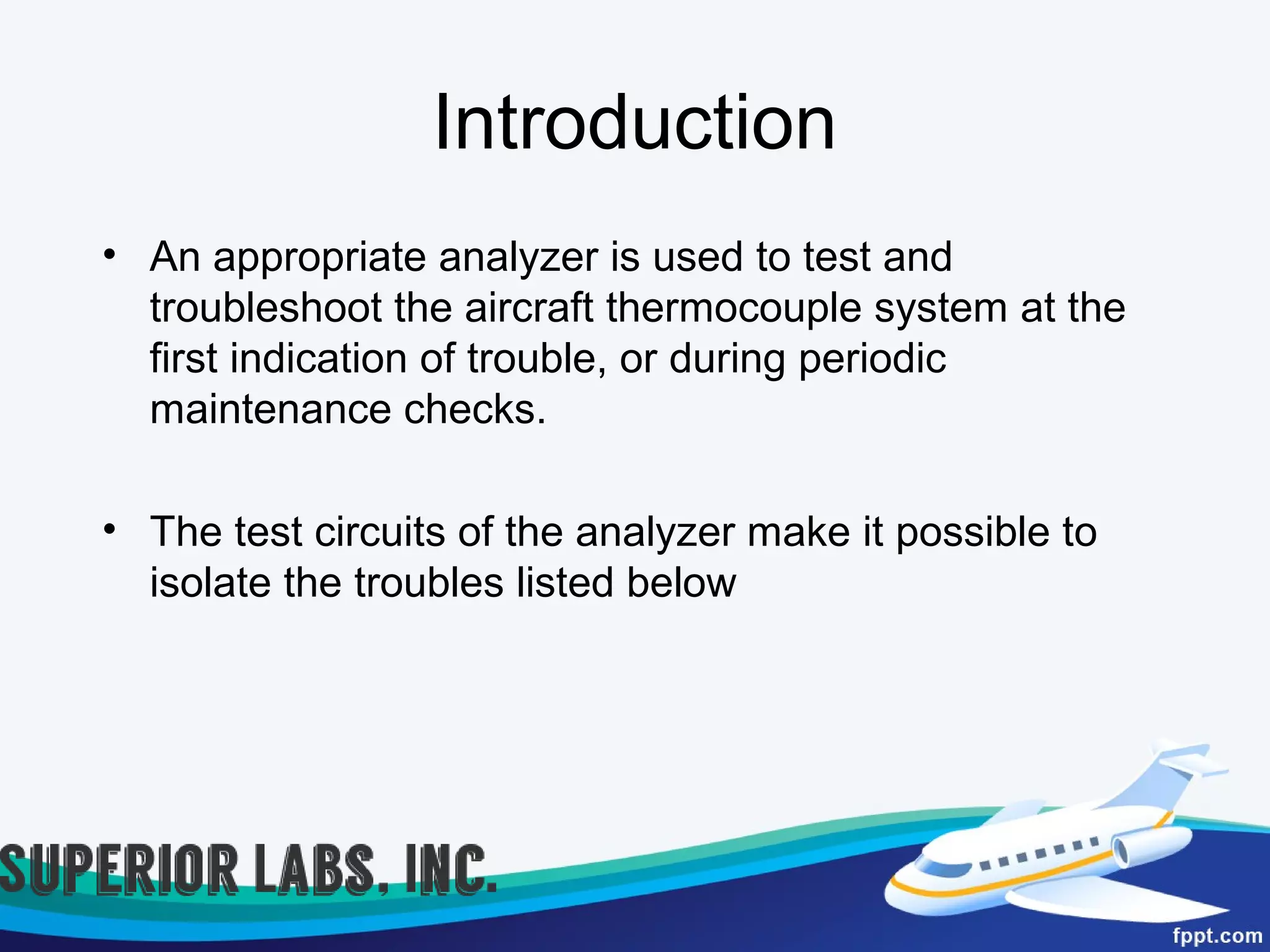 Troubleshooting egt system and tachometer system | PPT