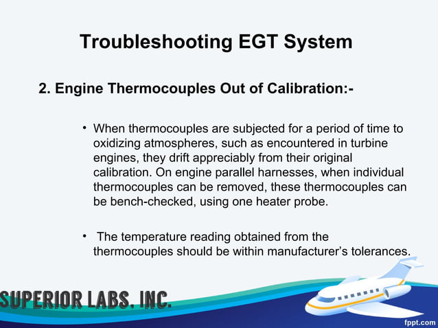 Troubleshooting egt system and tachometer system | PPT