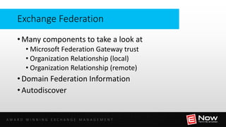 Troubleshooting Exchange Hybrid Deployments | PPTX