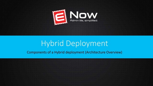 Troubleshooting Exchange Hybrid Deployments | PPT Troubleshooting Exchange Hybrid Deployments | PPT