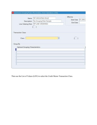 Troubleshooting grouping rules in auto invoice | PDF