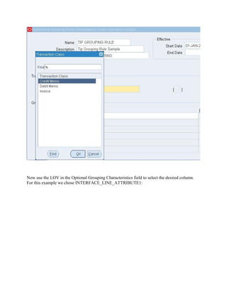 Troubleshooting grouping rules in auto invoice | PDF