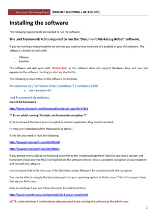 Troubleshooting guide | PDF