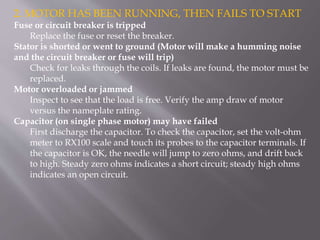 Trouble shooting guide ac motor javid iqbal sodagar | PPT | Free Download