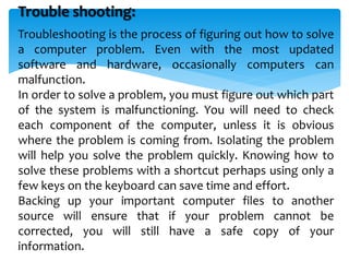 Troubleshooting and software HADWARE.pptx
