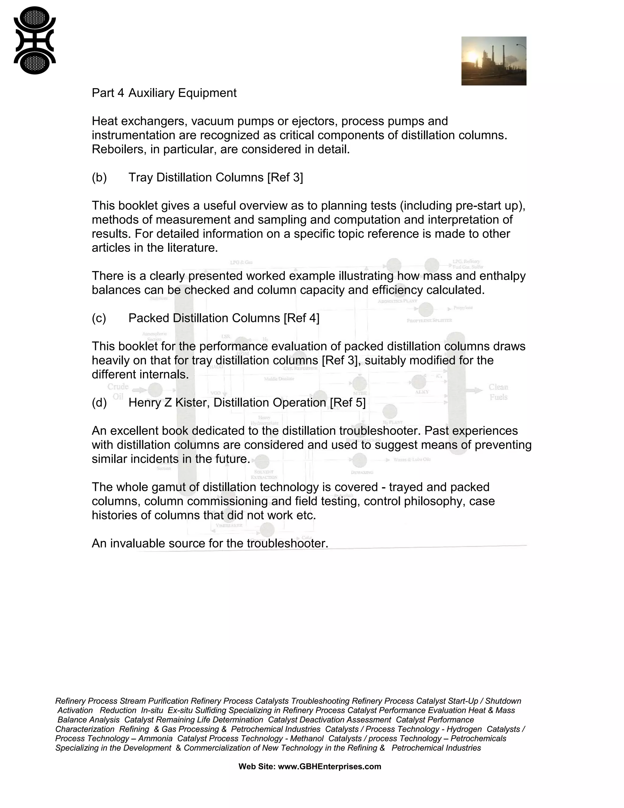 Troubleshooting in Distillation Columns | PDF