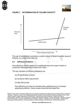 Troubleshooting in Distillation Columns | PDF