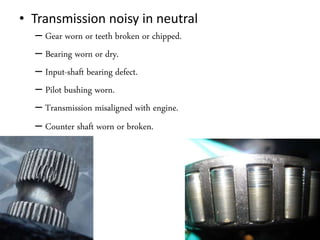 Trouble shooting in gear box | PPTX