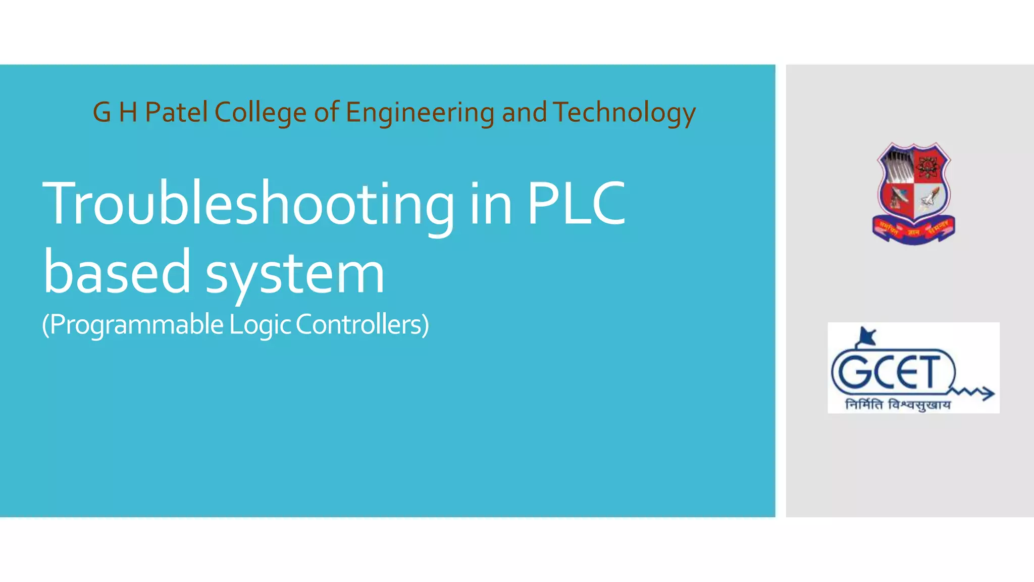 Troubleshooting in plc | PPTX