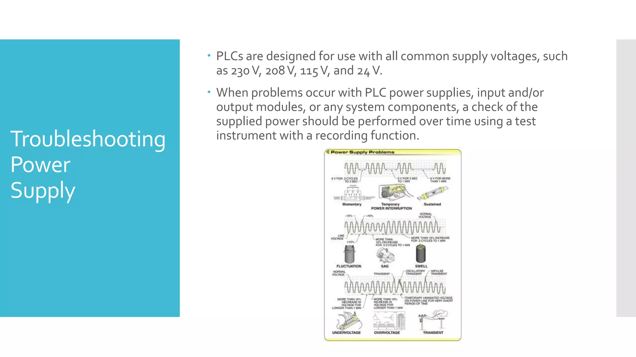 Troubleshooting in plc | PPTX