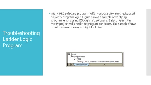 Troubleshooting in plc | PPTX | Computing | Technology & Computing