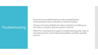 Troubleshooting in plc | PPTX