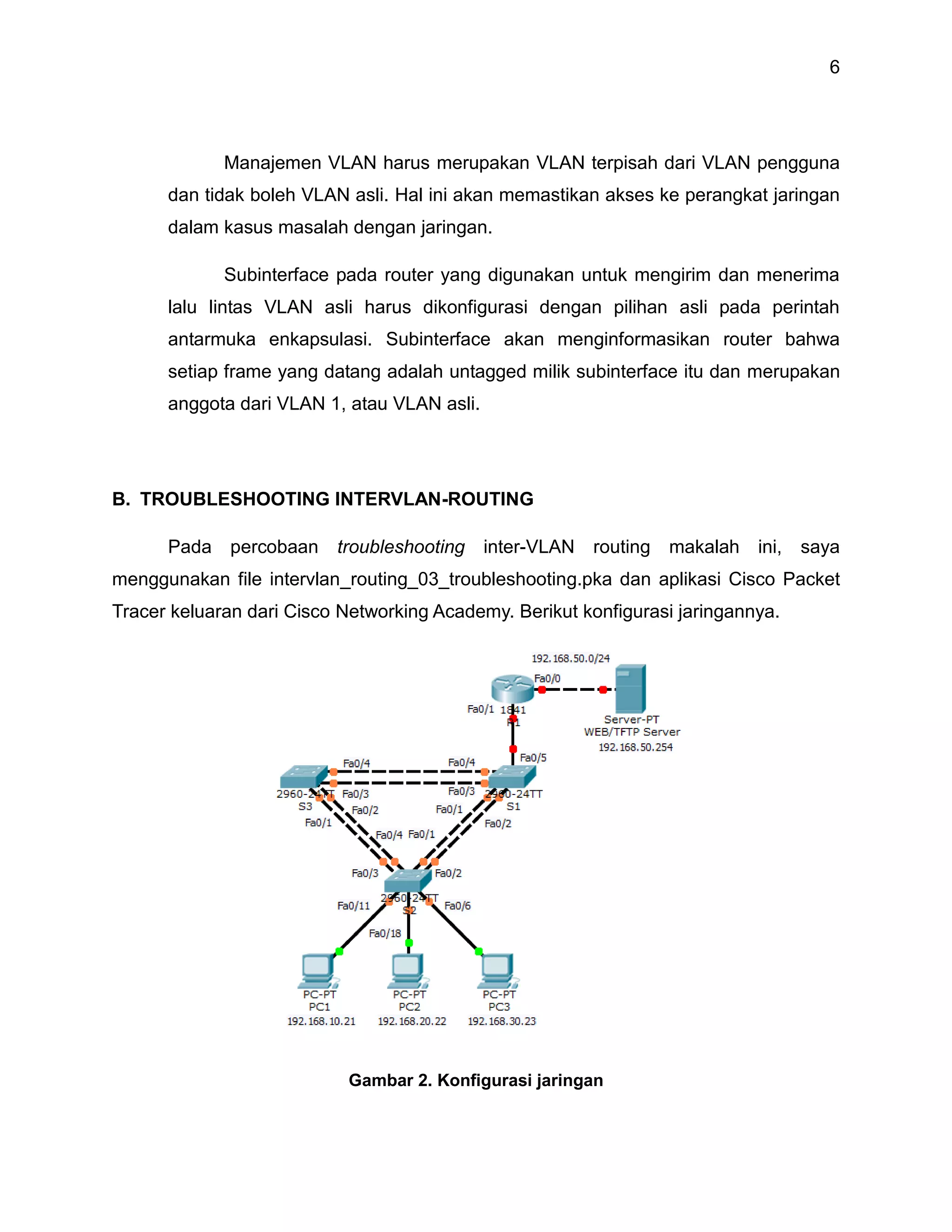 Troubleshooting inter vlan-routing_mengg | PDF